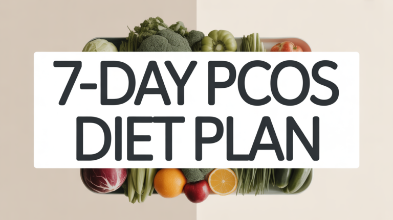 7-Day PCOS Diet Plan: Manage Symptoms Through Nutrition - Optimal ...