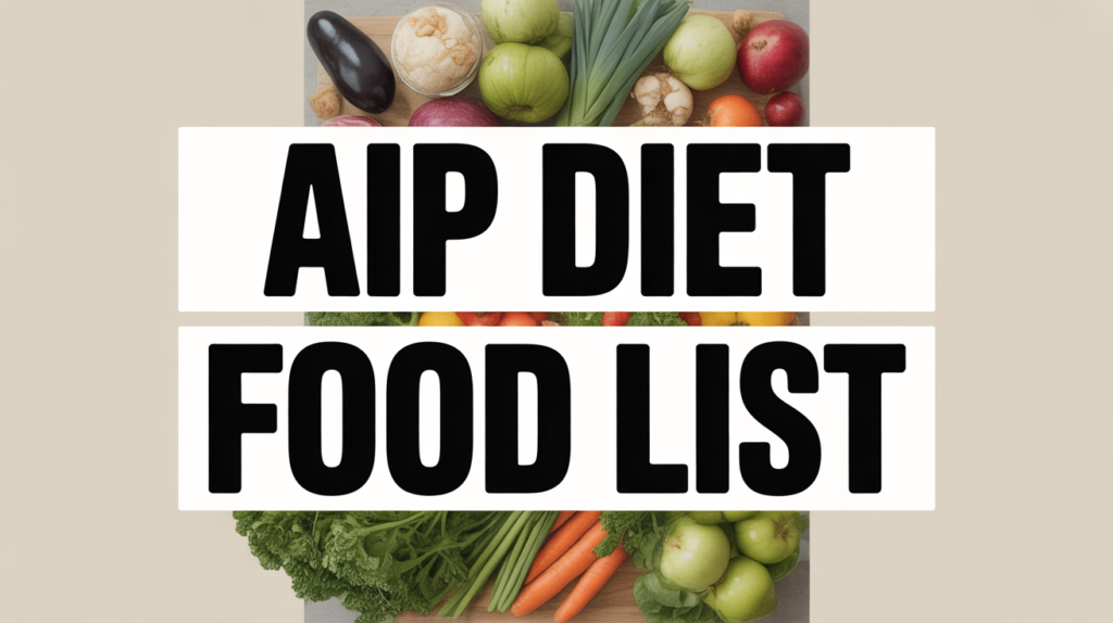 AIP Diet Food List: Complete Guide to Allowed Foods - Optimal Weight Plan